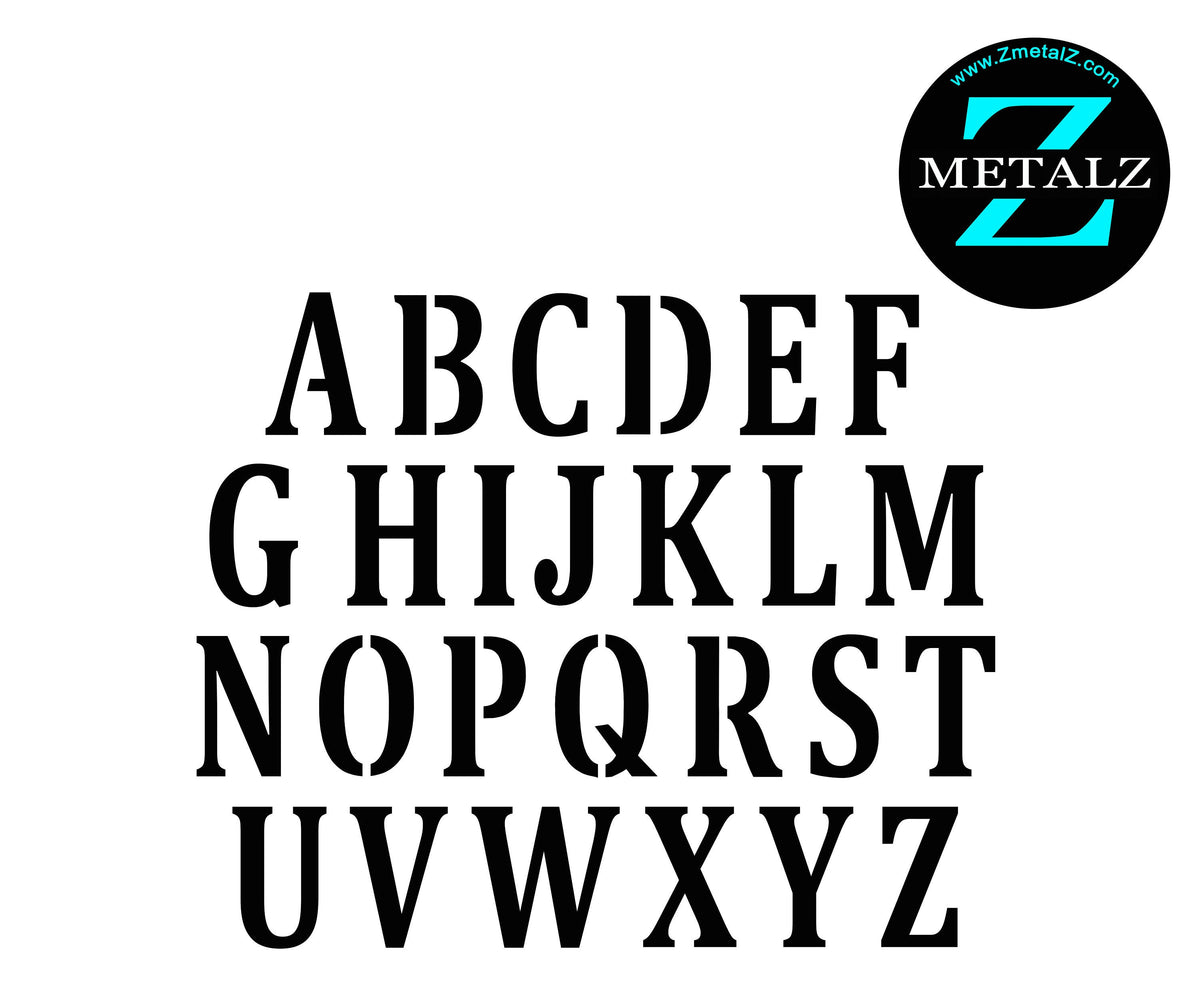 Letter Monogram with Name, Family - 003 – Zmetalz LLC